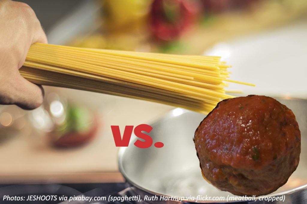 Which One Wins, the Spaghetti or the Meatball? - Bedtime Math